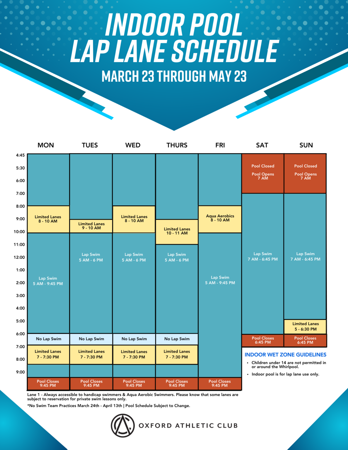 Indoor & Outdoor Pools - Oxford Athletic Club